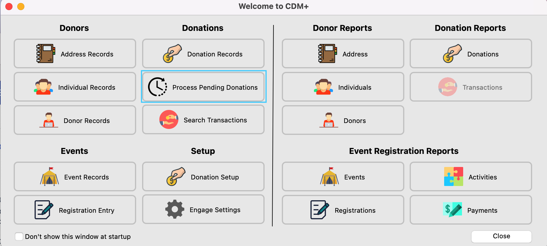 Process Pending Donations